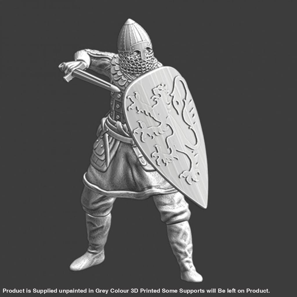 NCM085 Medieval Ukrainian (Kievan-Rus) warrior – Scale 3D